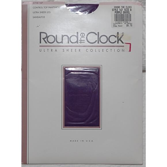 Round the Clock | Accessories | Vintage Round The Clock Classic Sheer ...